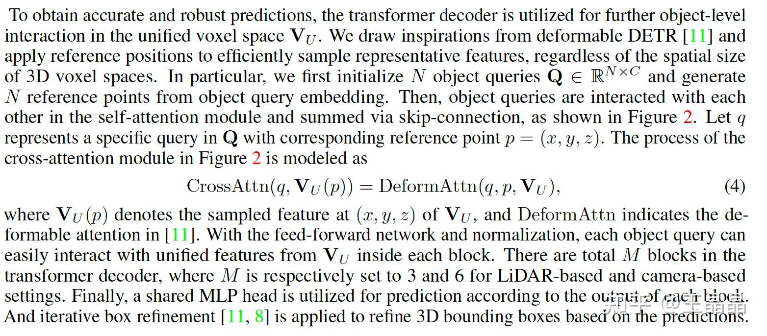 UVTR: Unifying Voxel-based Representation with Transformer for 3D Object Detection - 知乎