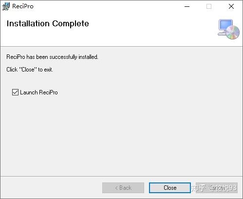 ReciPro安装教程 - 知乎