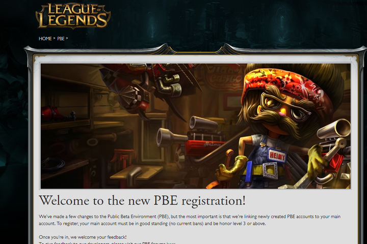 lol美测服PBE云顶之弈S7官网地址在哪 pbe官网在哪 - 知乎