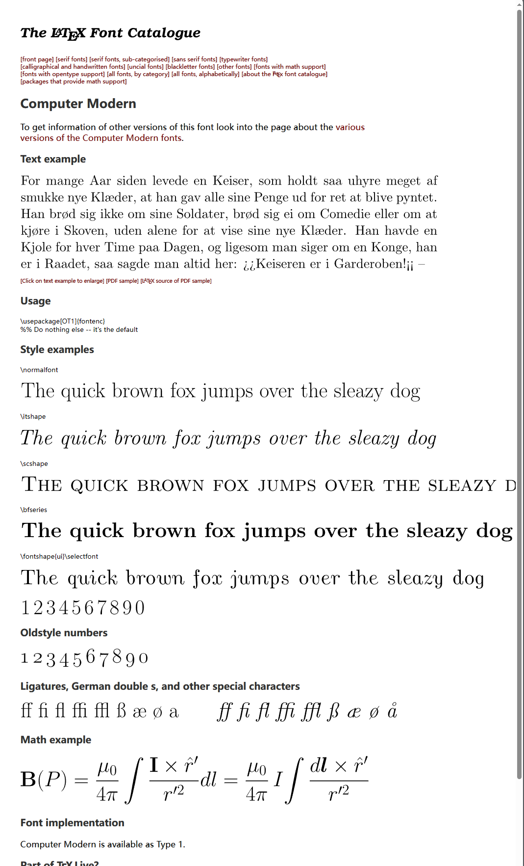 有人有Computer Modern字体的字体文件吗？ - 知乎