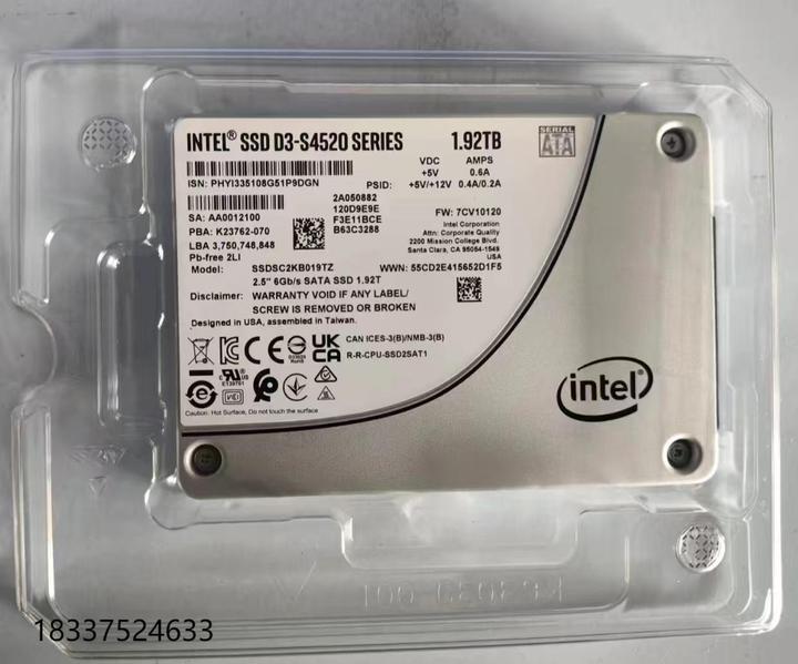 Intel S4520 1.92T SATA SSDSC2KB019TZ01 - 知乎