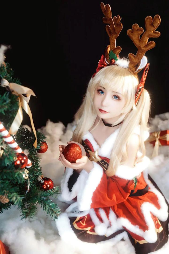 金鱼kinngyo(花音栗子)&喵小吉 - Merry Cheistnas 超精美cos美图 - 知乎