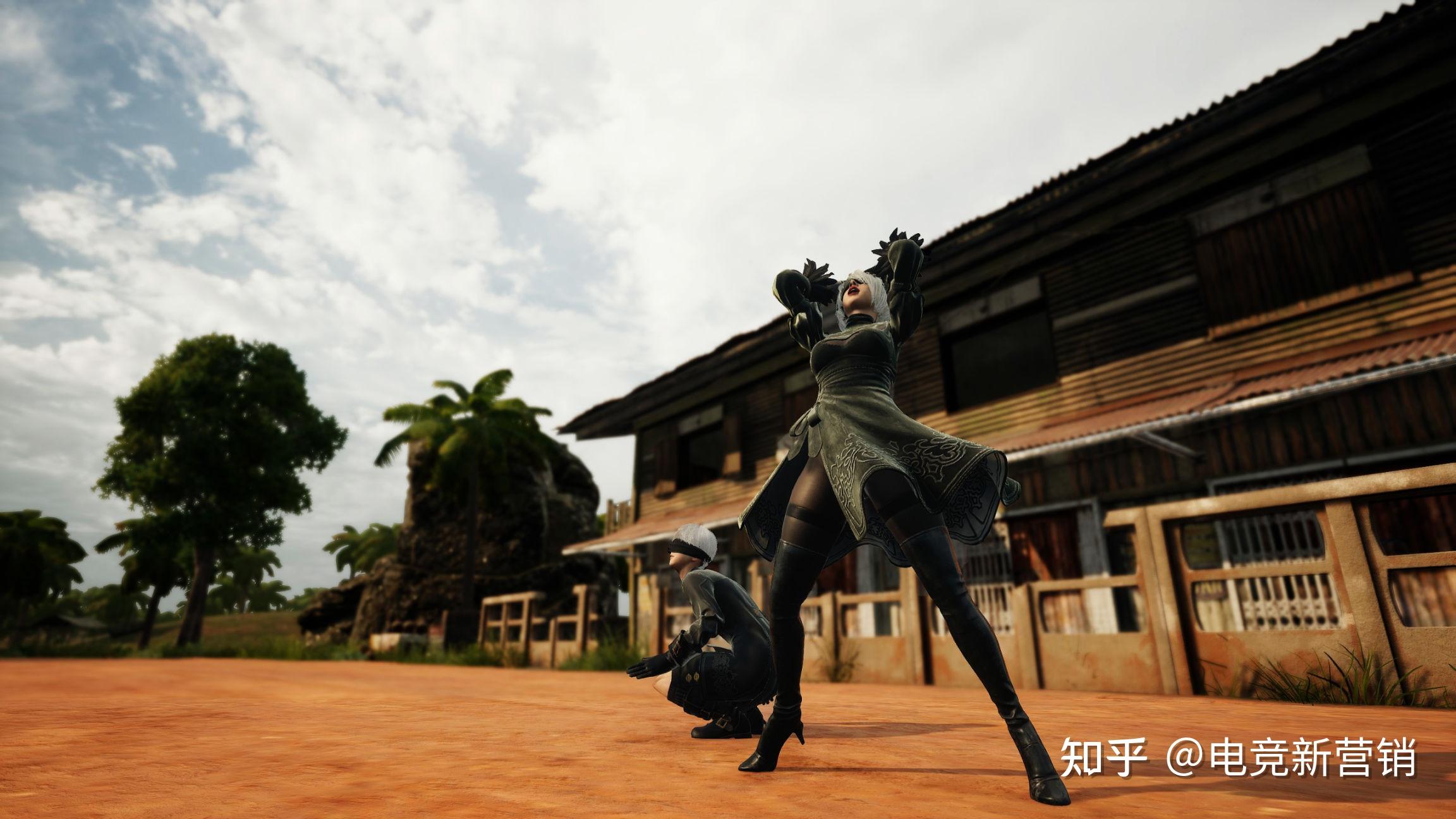PUBG 尼尔系列联名 2B小姐姐高清图集欣赏 - 知乎