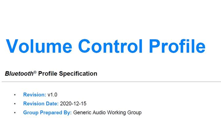 新世代蓝牙音频(LE Audio)之音量控制 - 知乎