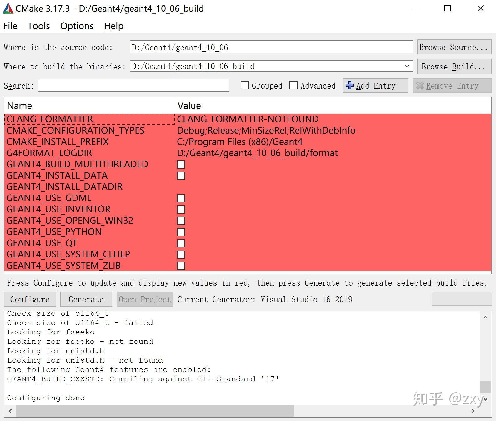 Win10 安装 Geant4 + OpenGL + Qt - 知乎