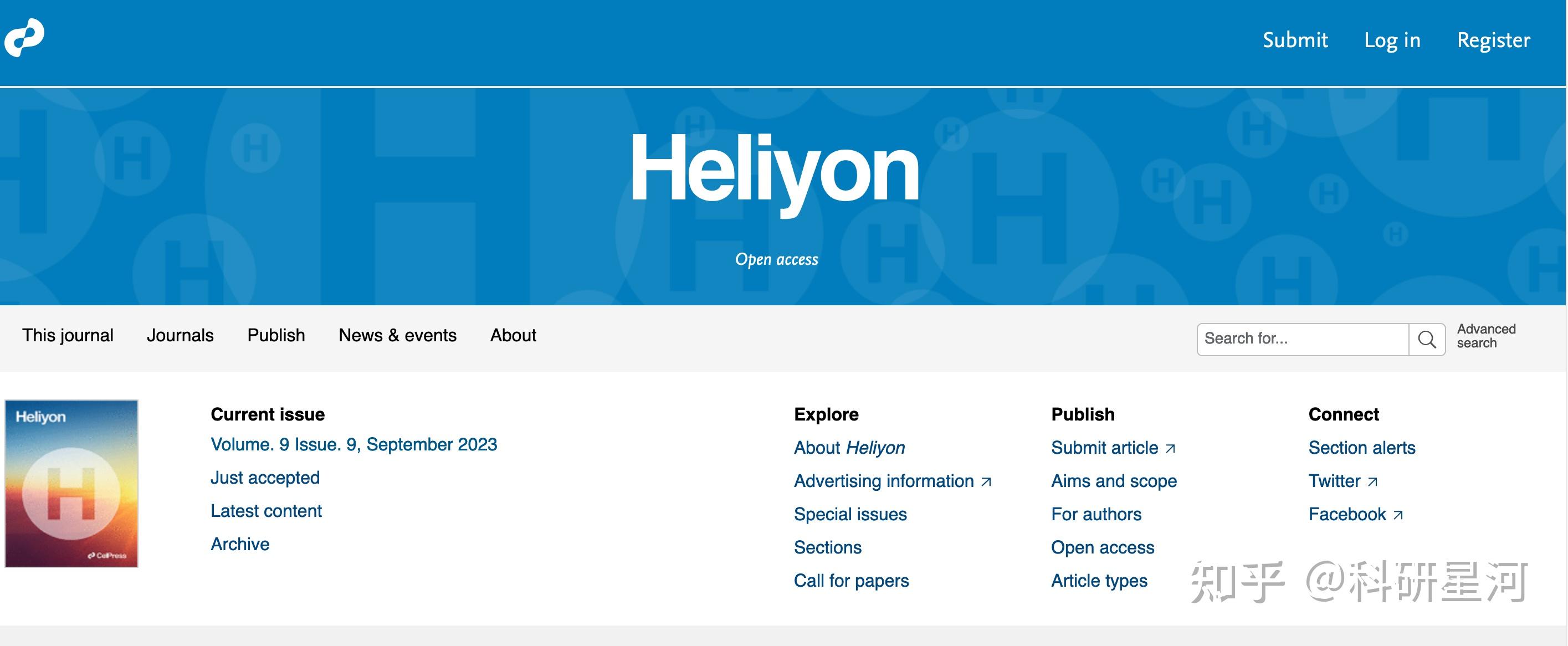Heliyon 期刊是sci的吗？ - 知乎