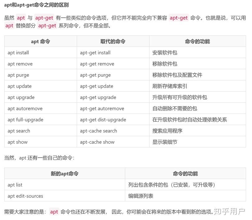 apt-get、apt和aptitude的区别在哪？ - 知乎
