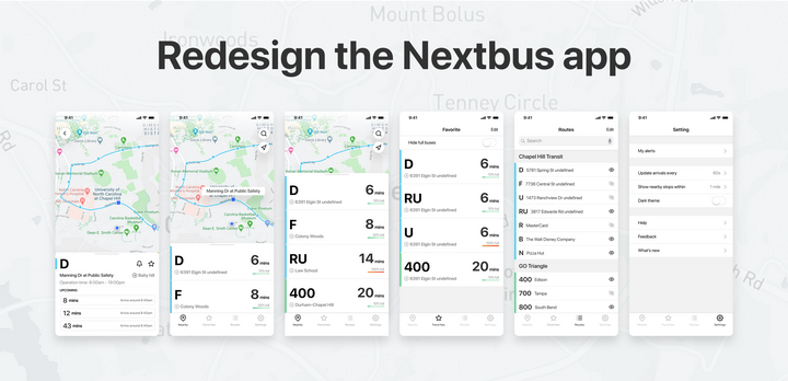 重新设计 Nextbus App - 知乎