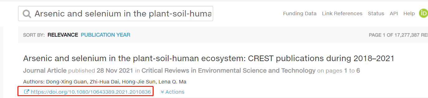 为什么国内很多有DOI的期刊文章在DOI官网上都找不到？ - 知乎