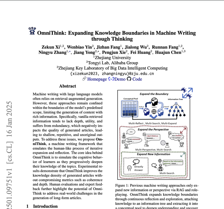 AI写作的革命：OmniThink如何突破传统局限 - 知乎