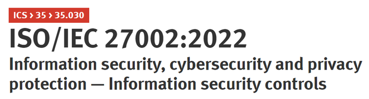 ISO 27002:2022版框架梳理 - 知乎