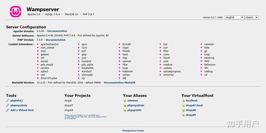 如何使用 wamp 搭建网站？ - 知乎