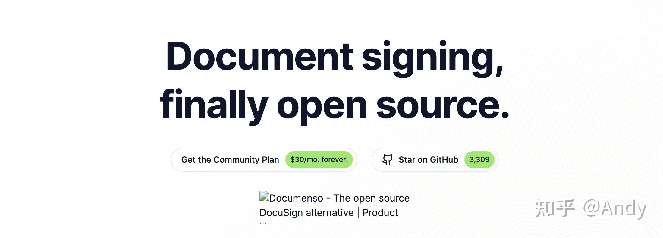 044 期 一键生成文档网站？DocuSeal和Documenso让签署更简单！ - 知乎