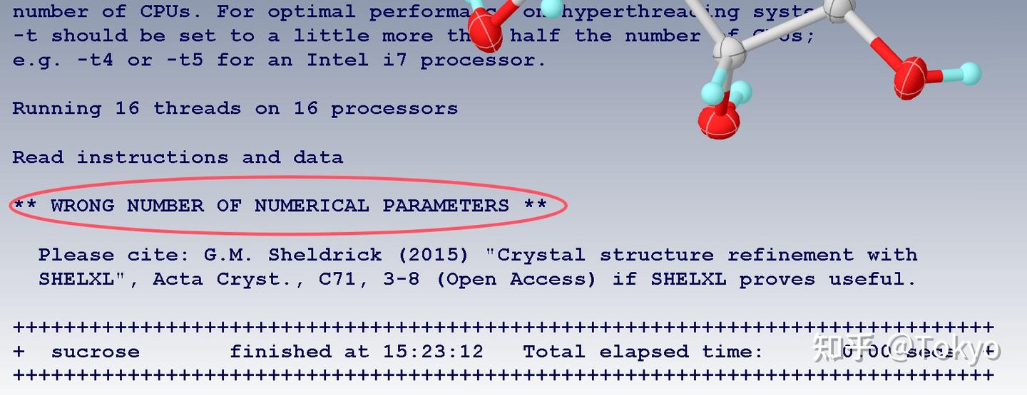 精修时提示wrong number of numerical parameters - 知乎