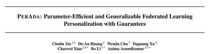 [论文讨论] PerAda 收敛和泛化性有保障的参数高效个性联邦学习算法（泛化性） - 知乎