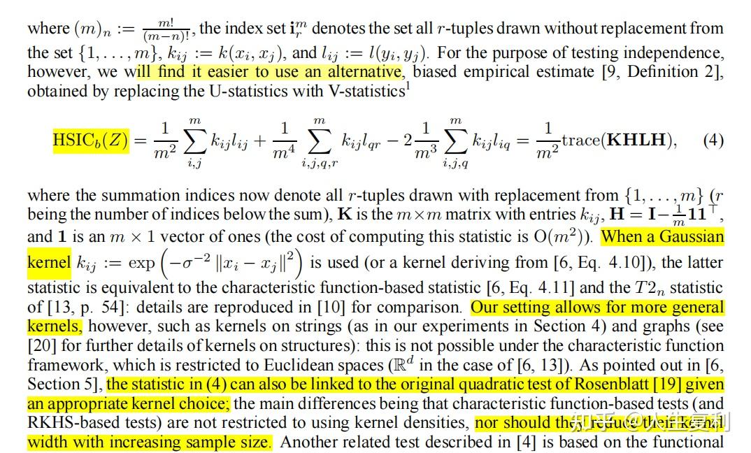 使用Hilbert-Schmidt independence criterion (HSIC)做两个变量的独立性检验 - 知乎