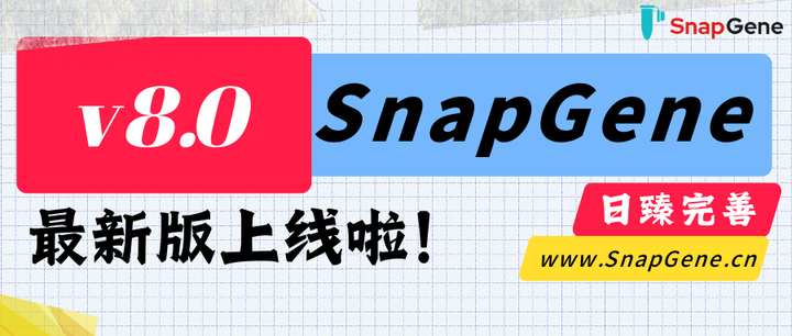 最新版 SnapGene 8.0上线啦！ - 知乎