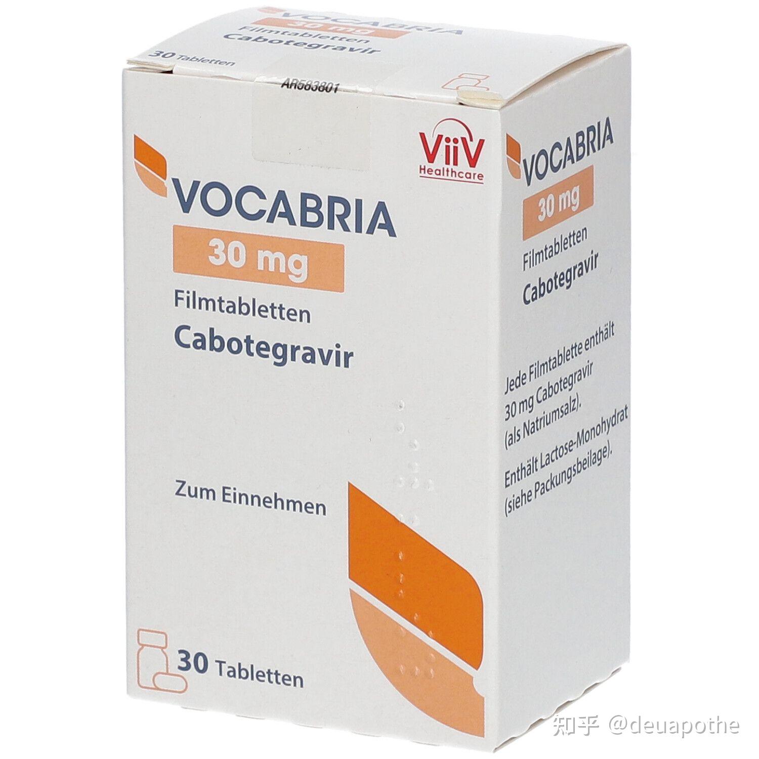 GSK长效HIV疗法 Vocabria（卡替拉韦 Cabotegravir）用于治疗HIV-1感染 - 知乎