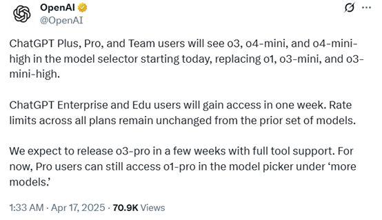 刚刚，o4-mini发布！OpenAI史上最强、最智能模型 - 知乎