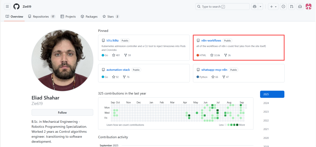 GitHub狂揽32.7k Star！全网最全n8n智能体工作流开源，2053个工作流直接复用 - 知乎