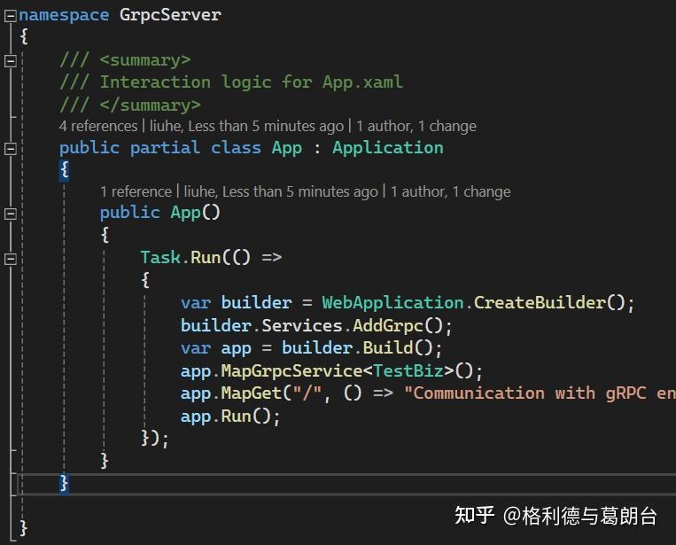 在wpf项目中实现基于Grpc.AspNetCore.Server库的grpc server功能 - 知乎