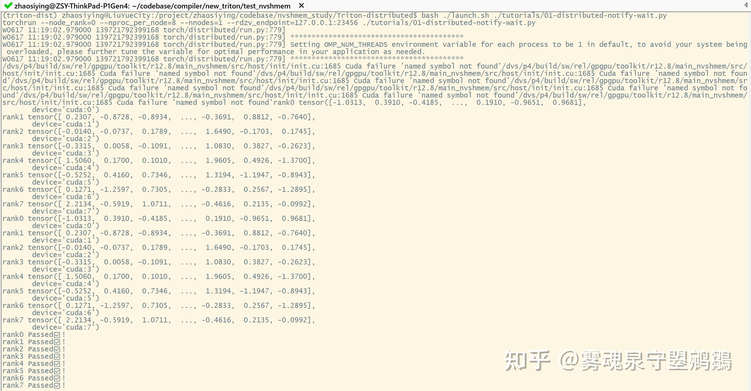 请问大家都把Triton-Distributed源码编译出来了吗？ - 知乎