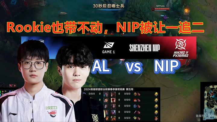Rookie也带不动，AL三局击败NIP！提问：他们是如何输给EDG的？ - 知乎