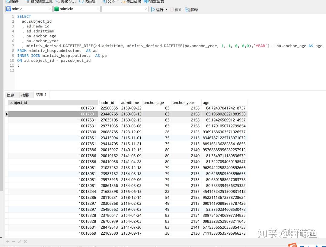 如何使用mimic数据库衍生表格mimic_derived? - 知乎