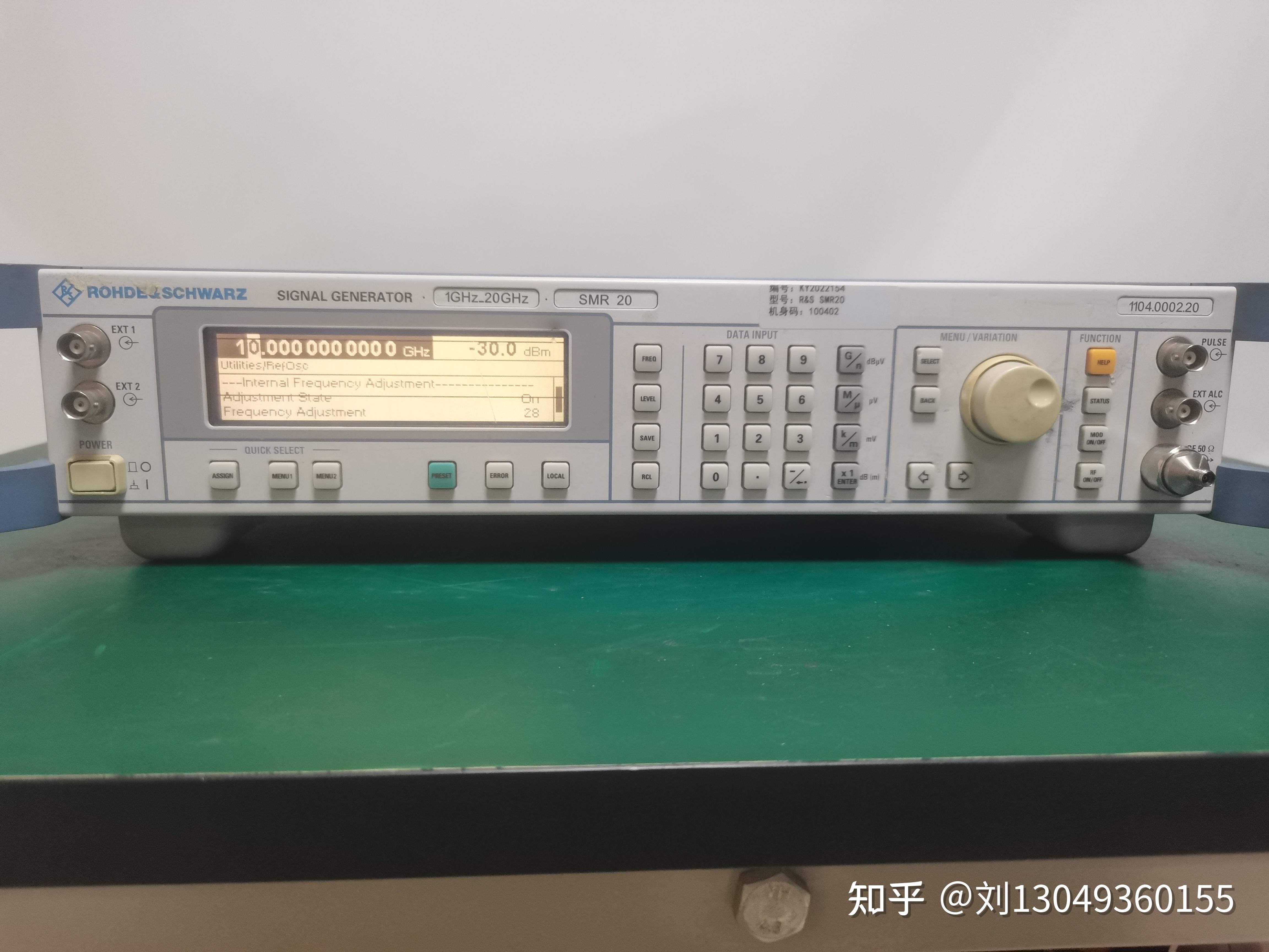 SMR20 罗德起始频率选项10MHz或1GHz 20G信号源 - 知乎