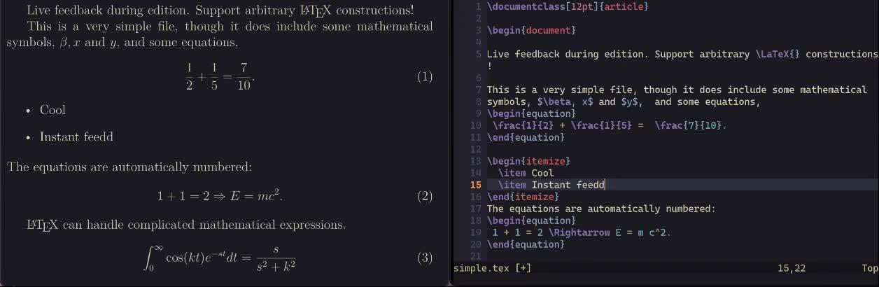 又一个所见即所得的LaTeX-TeXpresso - 知乎