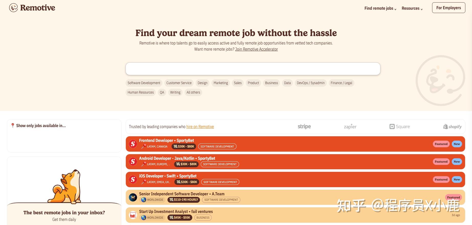 字节裸辞，分享 15 个国外远程工作平台。超全，这一篇就够了！ - 知乎