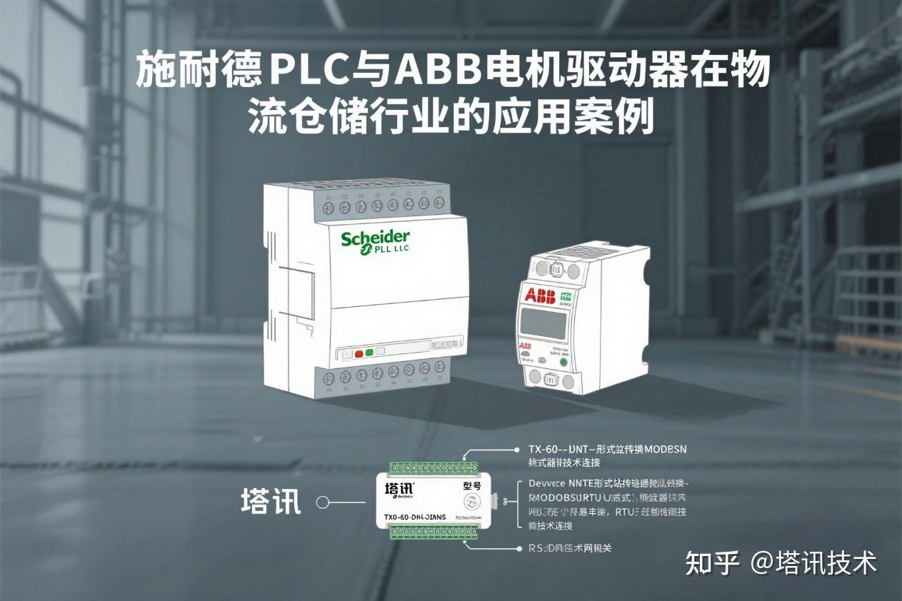 DeviceNet 转 MODBUS RTU 实现施耐德 PLC 与 ABB 电机驱动器在物流仓储输送线的精准调速协同案例 - 知乎