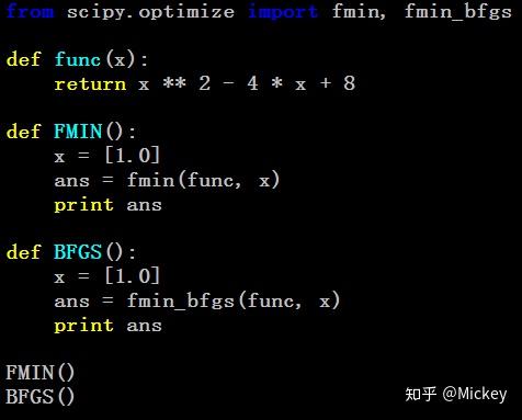 怎么用python做BFGS算法? - 知乎