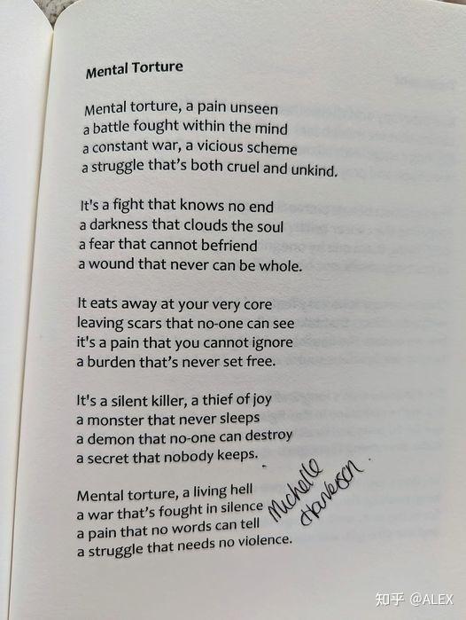 Michelle Harverson的新诗 - 知乎