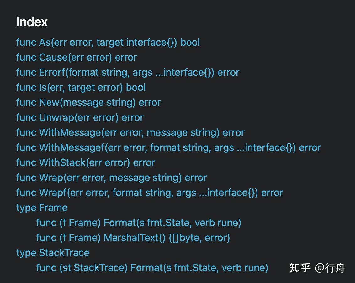 Go errors - 知乎