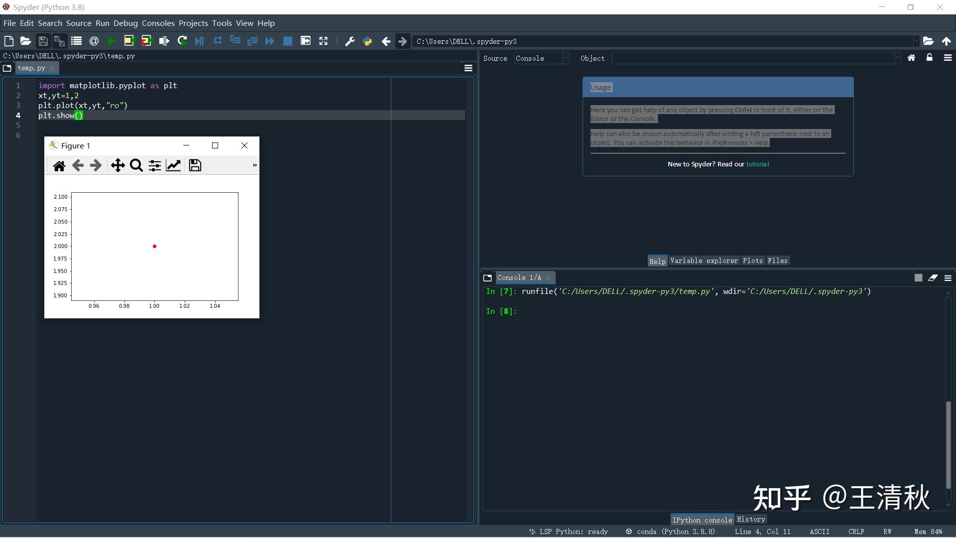 python中matplotlib.plt.show不显示图形？ - 知乎