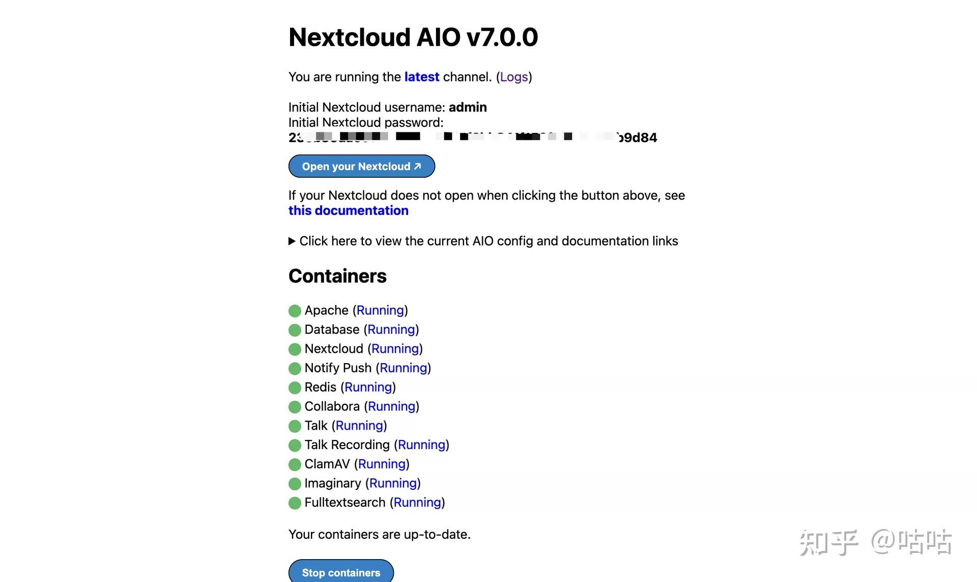 【好玩儿的Docker项目】Nextcloud All-in-One 全新搭建分享，拒绝繁琐配置，开箱即用！维护简单！ - 知乎