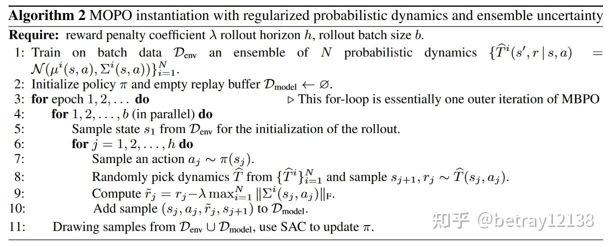 MOPO-Model-based Offline Policy Optimization - 知乎