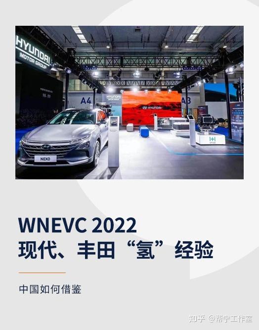 现代、丰田“氢”经验 ｜ WNEVC 2022 - 知乎