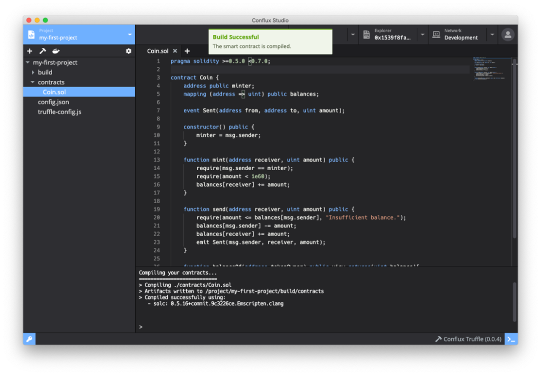 Conflux 开发教程 | 使用 IDE 开发 DApp 的实战操作指南 - 知乎