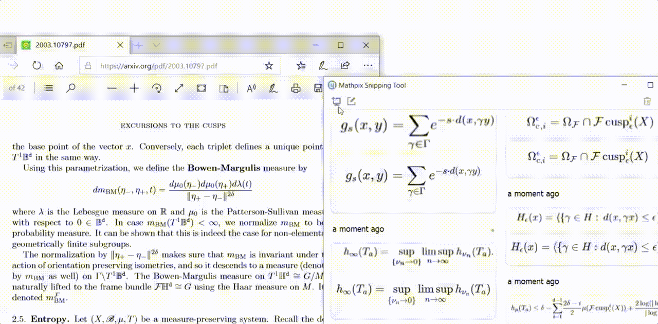Mathpix Snip 截图识别公式插入 Microsoft Word 中——无需mathtype - 知乎