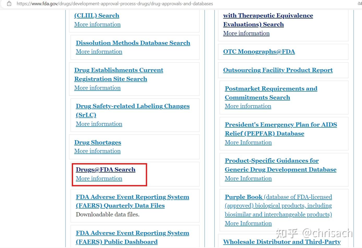 请问怎么查询美国FDA药品审查是否通过？ - 知乎