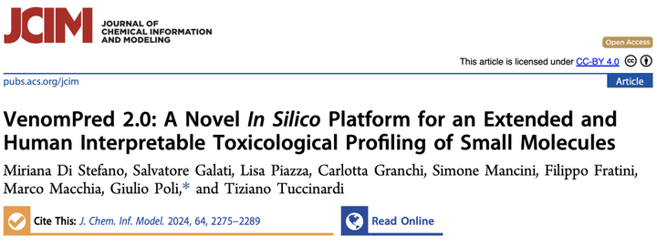 JCIM｜VenomPred2.0：基于AI的药物分子毒性预测工具 - 知乎