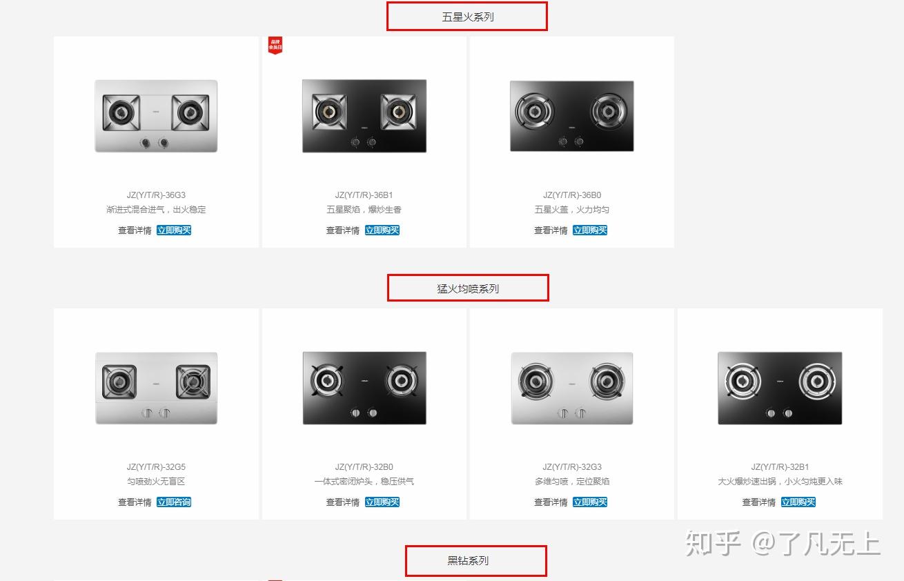 老板燃气灶有哪些系列？各系列之间有什么区别？哪一款最值得推荐？ - 知乎