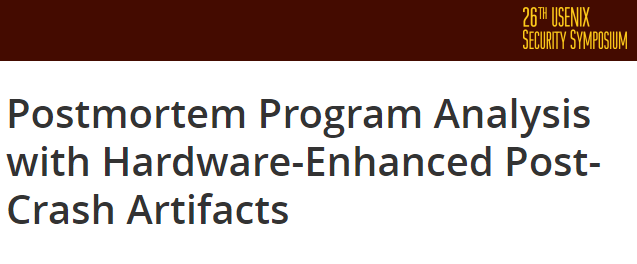 跟踪白泽读论文丨POMP: Postmortem Program Analysis* - 知乎