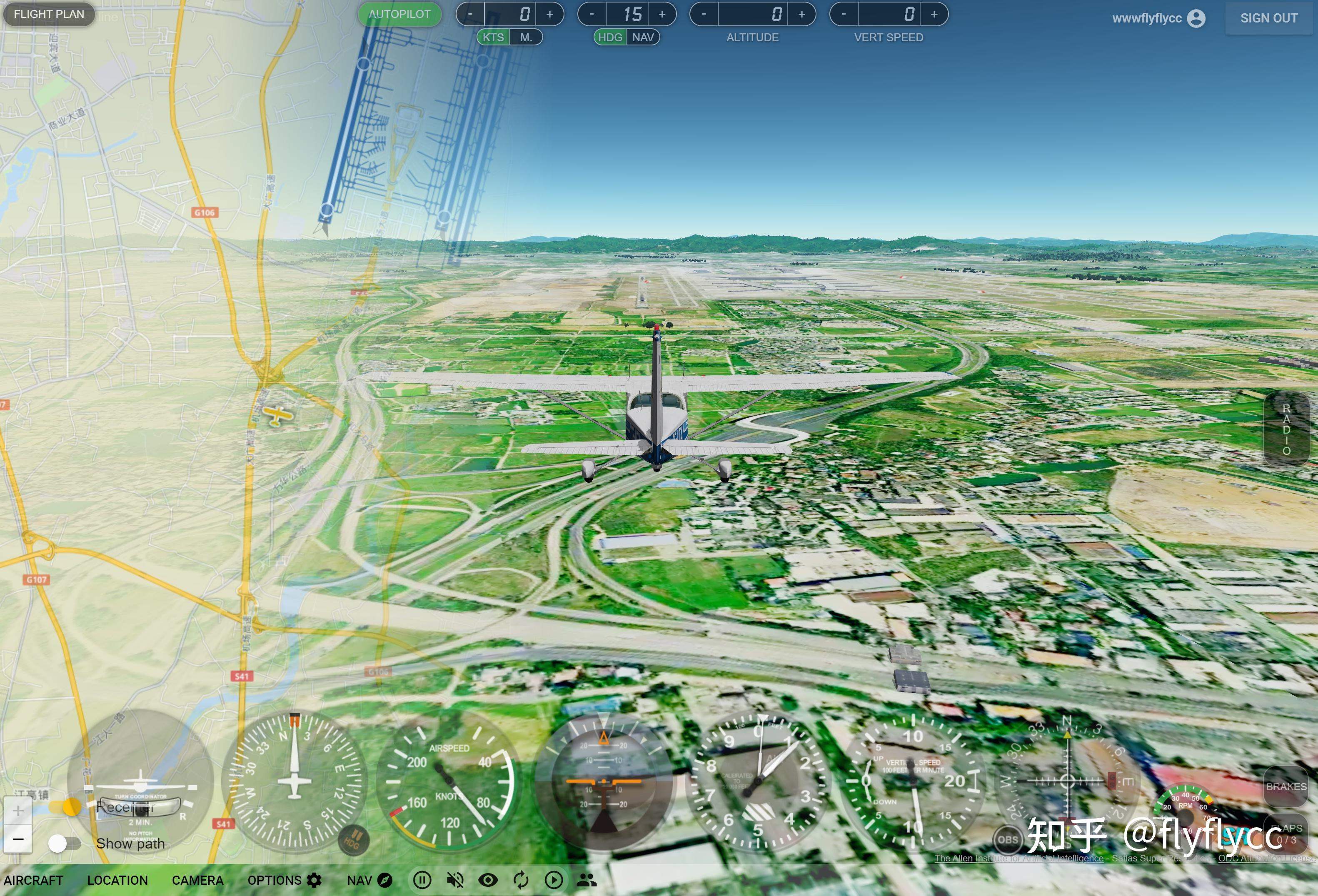 飞行模拟器GeoFS www.geo-fs.com - 知乎