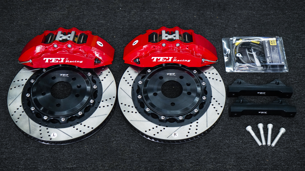 别克君威GS改装刹车案例分享，前轮升级TEI P60ES大六刹车套件 - 知乎