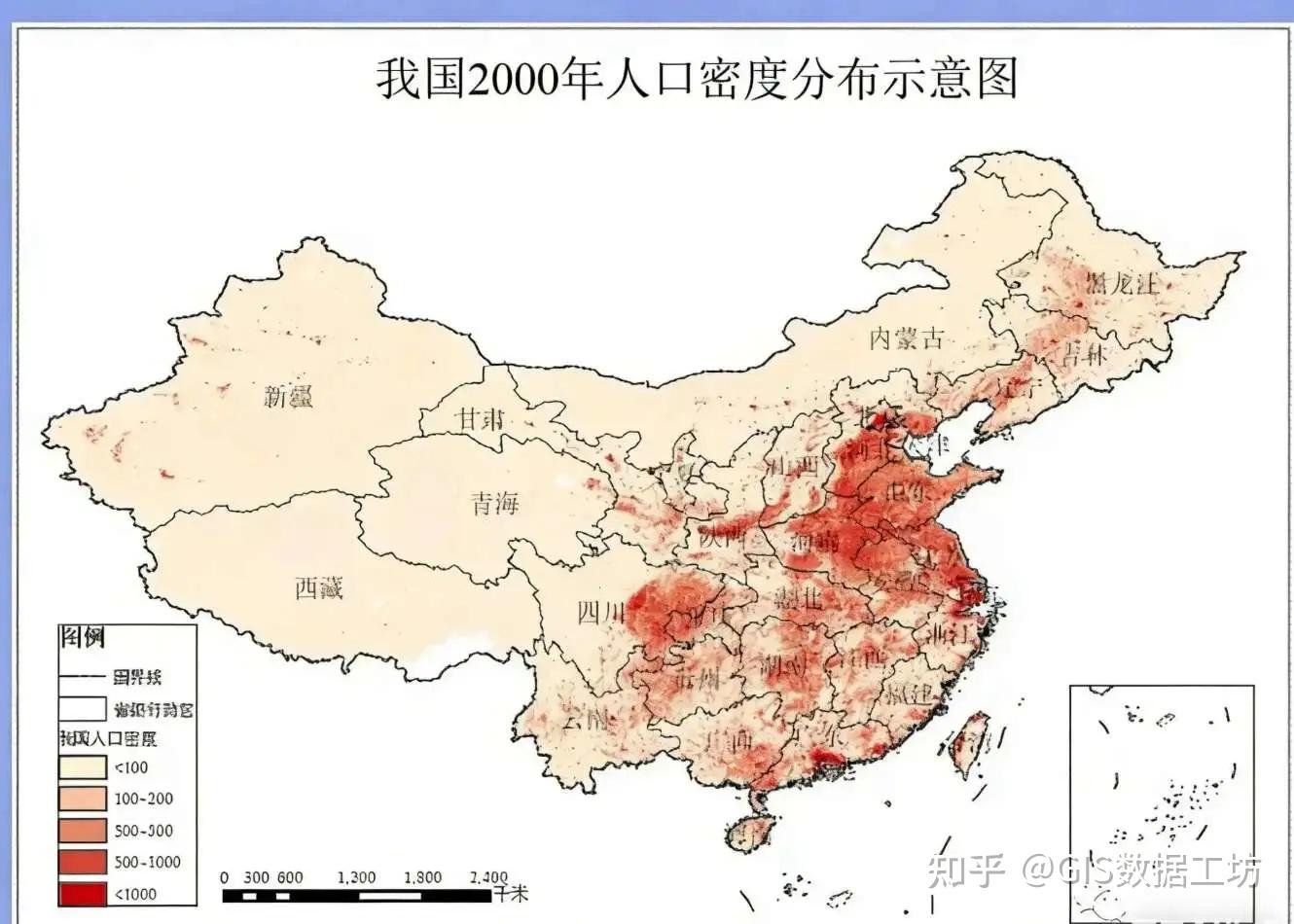LandScan 2000–2024年全国1km人口密度数据集｜权威高分辨率人口空间分布栅格 - 知乎