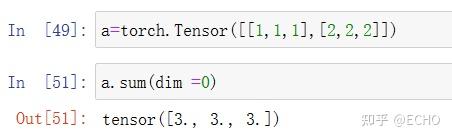 Pytorch学习—— torch.sum() - 知乎