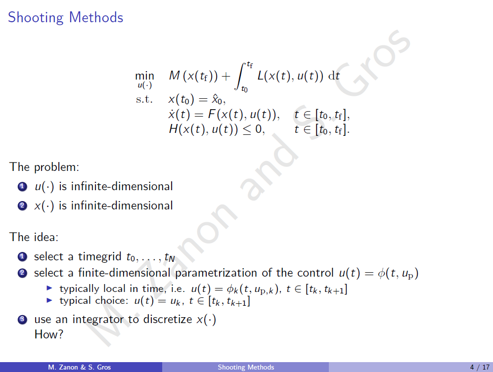 3-Direct method (Single/Multiple shooting, collocation method) - 知乎